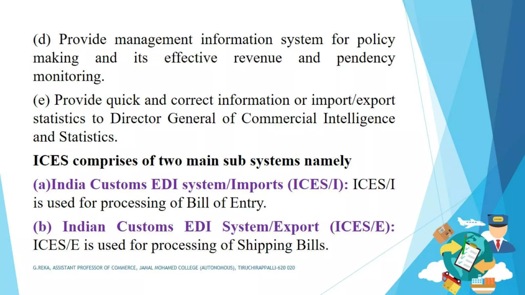 Indian Custom EDI System | PPTX