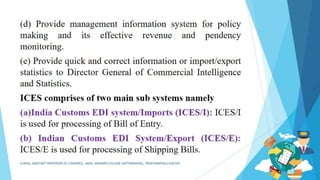Indian Custom EDI System | PPTX