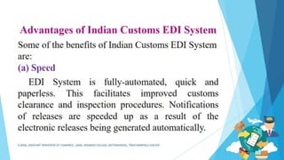 Indian Custom EDI System | PPTX