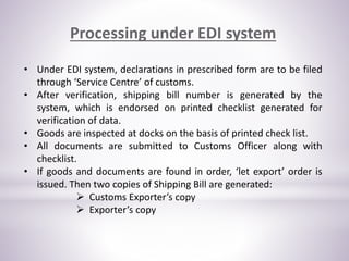 Export procedure presentation | PPTX