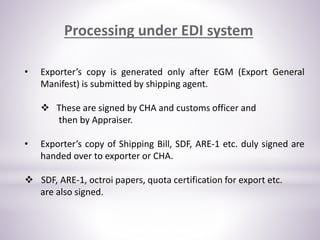 Export procedure presentation | PPTX