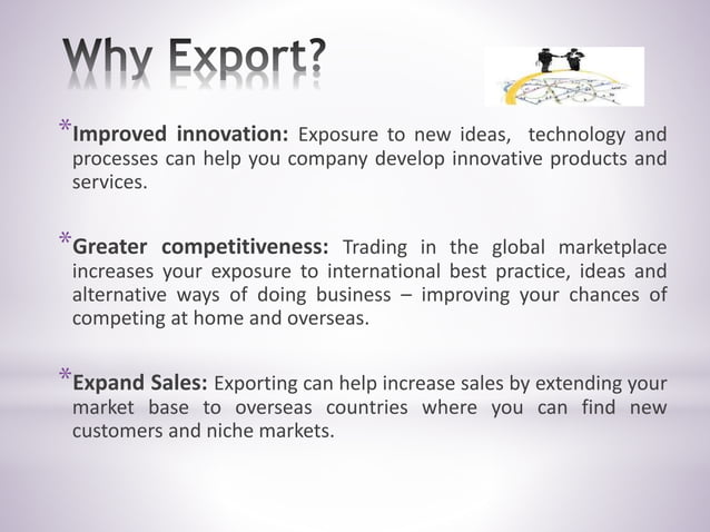 Export procedure presentation | PPTX