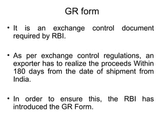Export procedures | PPT