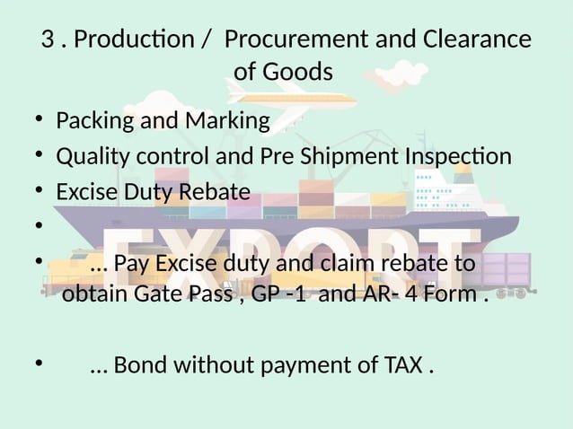 Export Procedures in international business.pptx