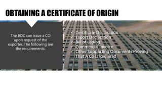 Export Procedures and Documentations in the Philippines | PPTX