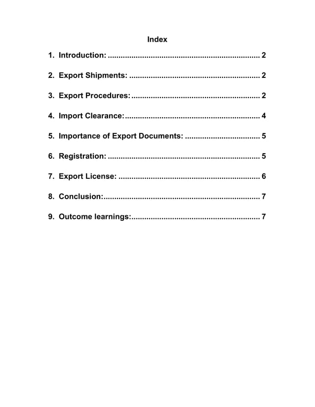 Export Procedures and Documentation Assinement.pdf