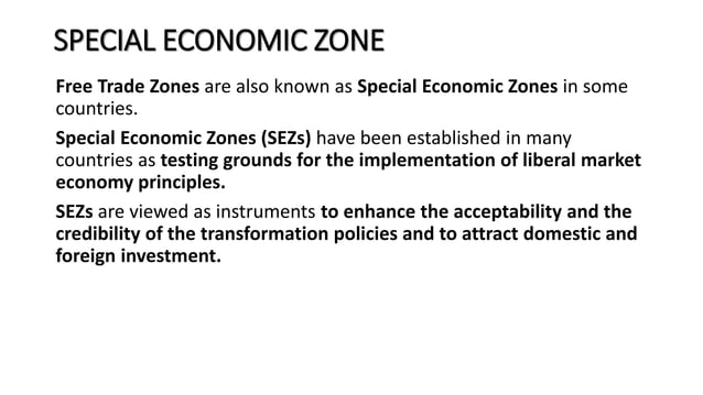 CAMBRIDGE GEOGRAPHY A2 - FREE TRADE ZONES AND EXPORT PROCESSING ZONES ...