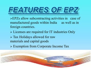 Export processing zone | PPTX