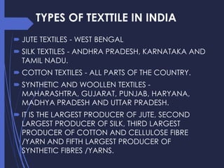 Export of Textiles & Garments (EXIM) export-import | PPTX