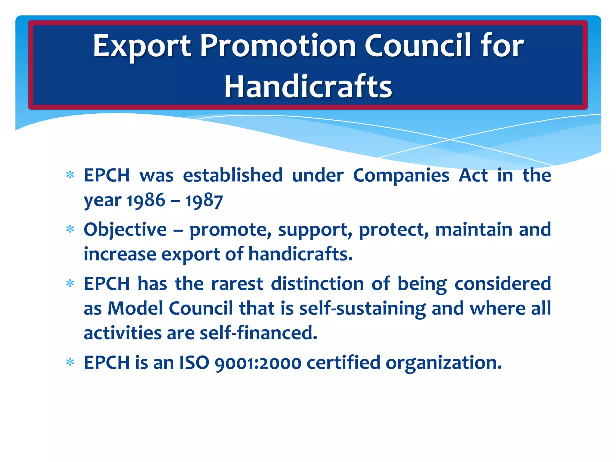 Export promotion council of india | PPTX