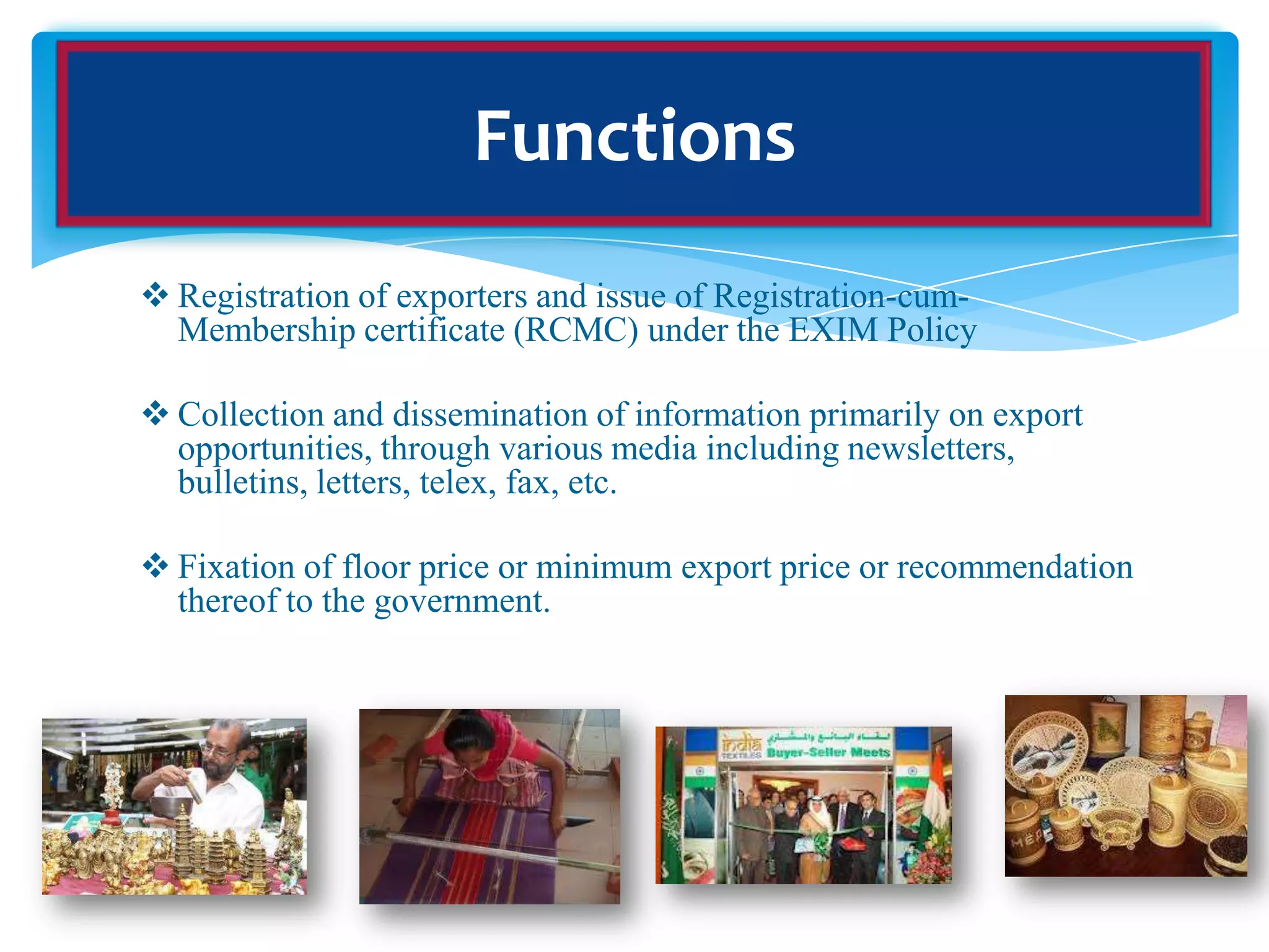 Export promotion council of india | PPTX