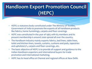 Export promotion council of india | PPTX