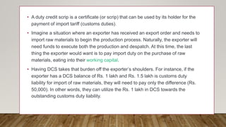 Export promotion scheme 2 | PPT