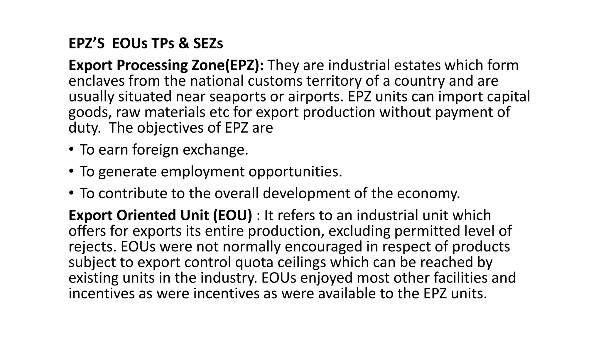 Export promotion scheme in india | PPTX
