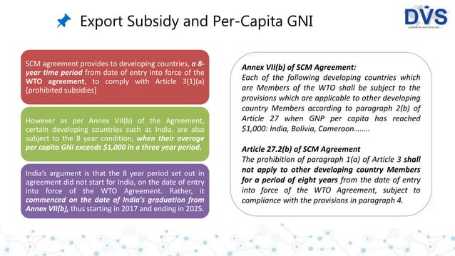 Overview of Export Promotion Schemes | PPTX