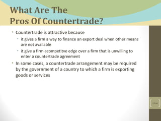 Exports, counter trade | PPT