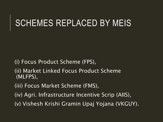 Exports from india scheme | PPTX