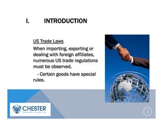 US Trade law Regulation of Technology Exports | PDF