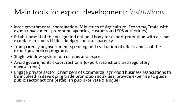 Iryna Kobuta - Export promotion strategies in countries of the region | PPT