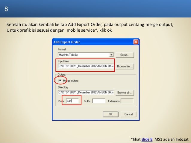 Export To Map Info Table File With Tems