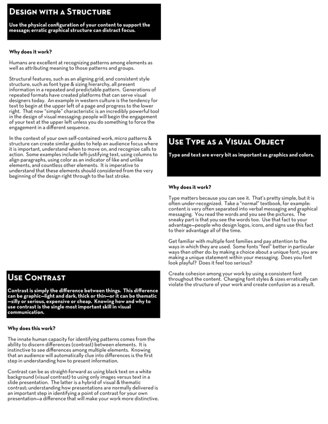 Visual Communication Design Principles | PDF | Desktop Publishing ...