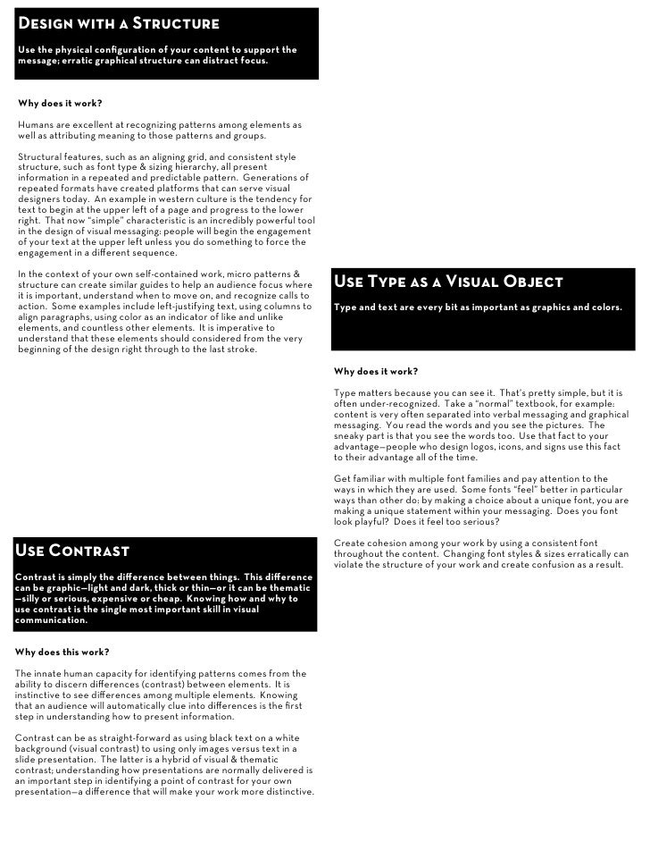 Visual Communication Design Elements And Principles