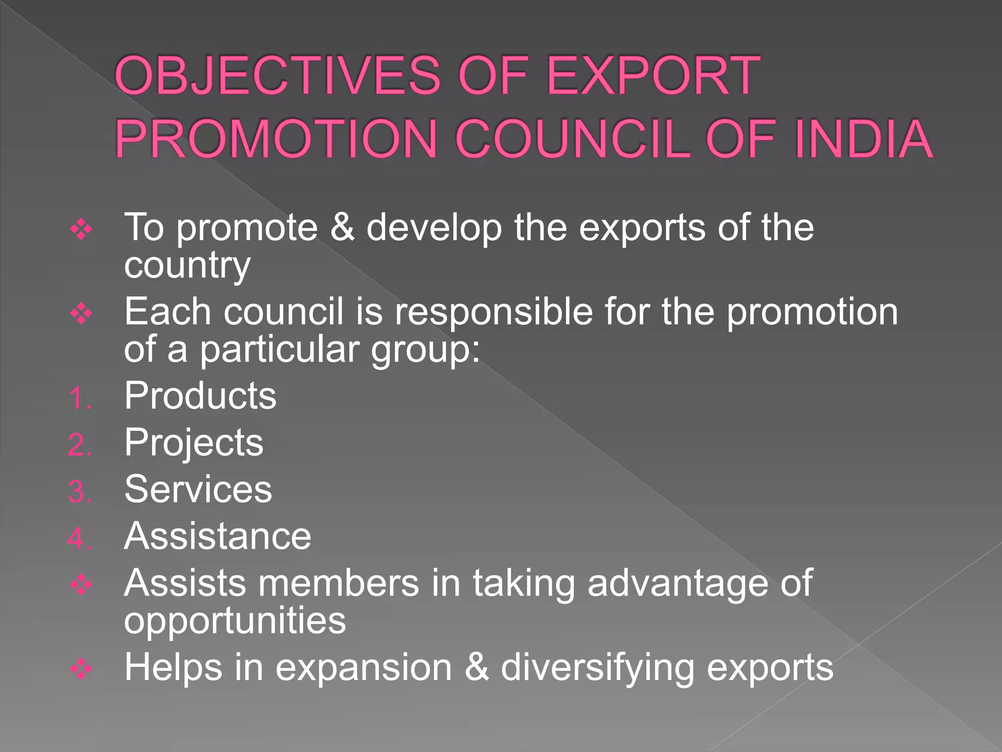Export promotion vs import substitution | PPTX