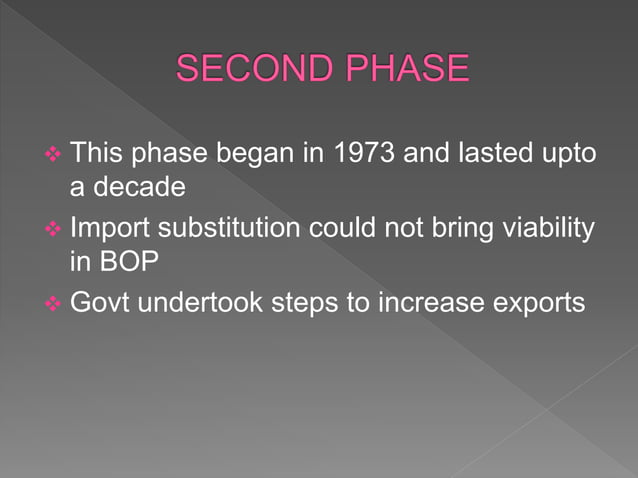 Export promotion vs import substitution | PPTX | Commodities | Economy