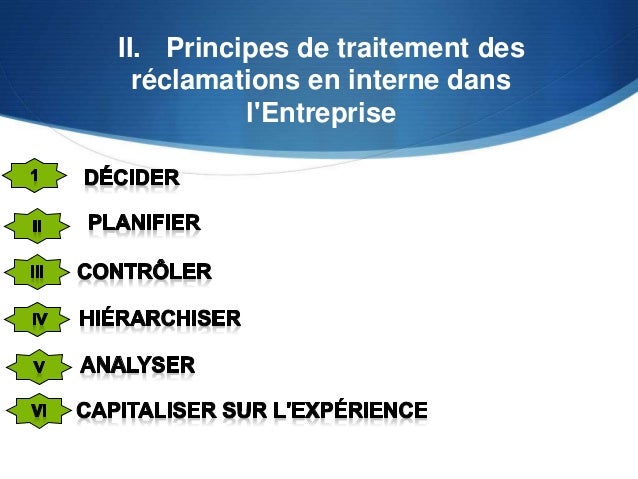 Traitement de Réclamation clients
