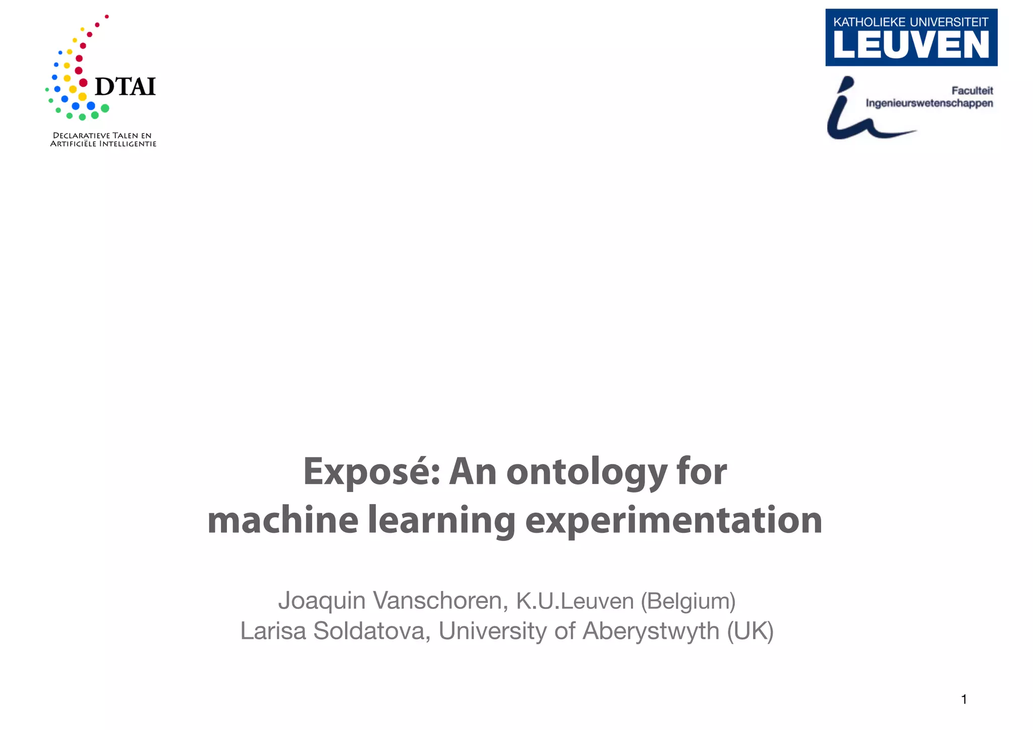 Exposé Ontology | PDF