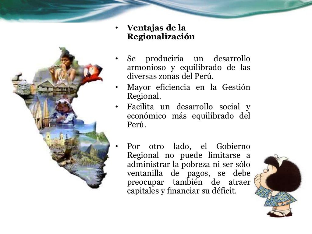 Centralismo, Descentralizacion y Regionalizacion