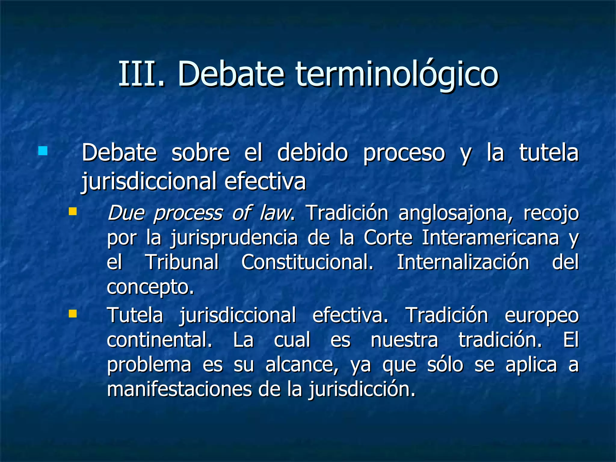 Derecho al debido proceso. Perú | PPT