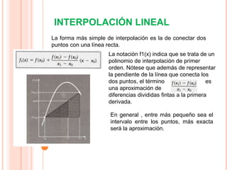 Exposición interpolación - Nataly Diaz Meyer | PPTX