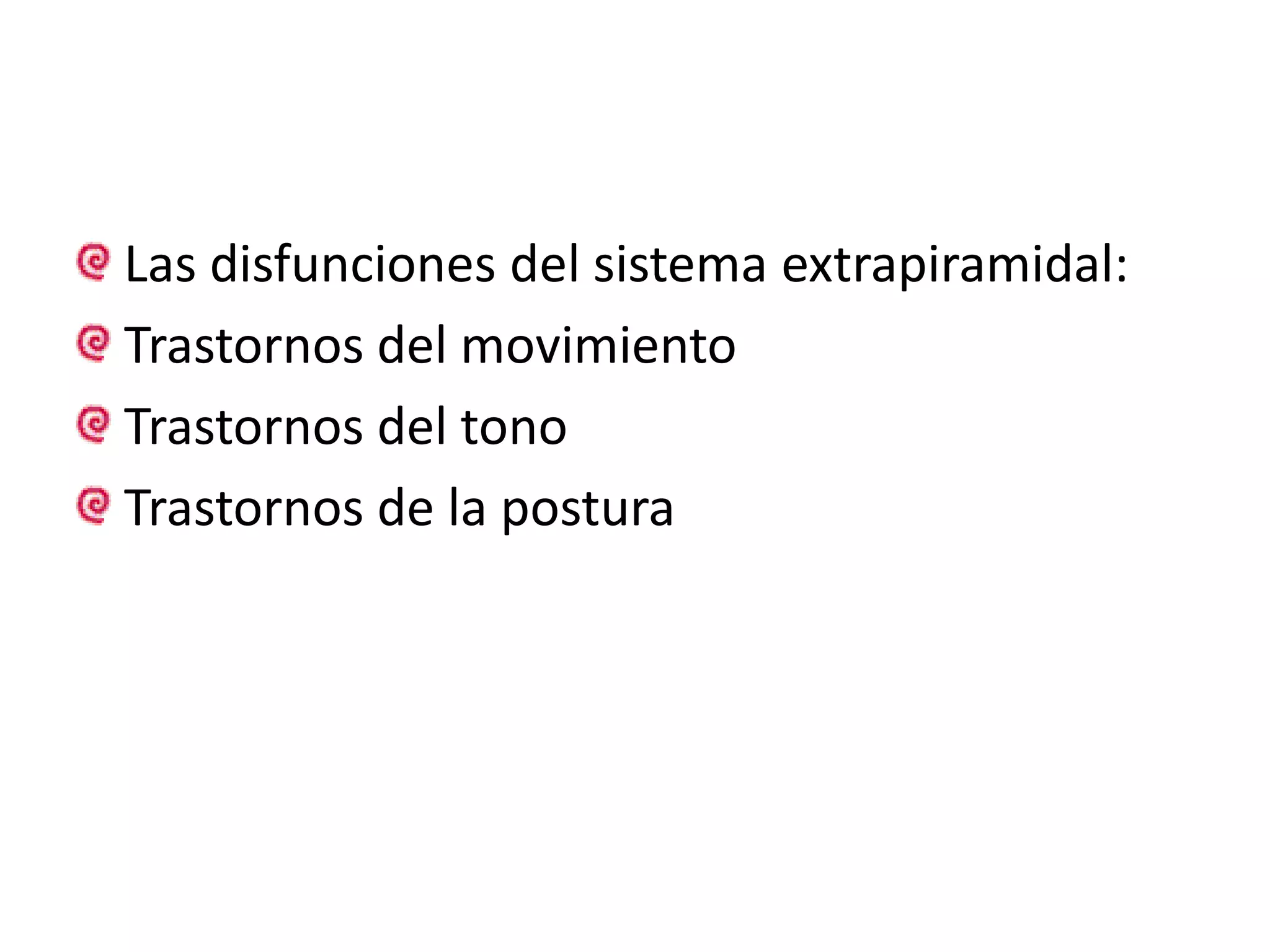 Exposición síndromes motores (síndrome extrapiramidal) | PPTX | Brain ...
