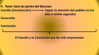 Exposición de oratoria para abogados y estudiantes | PPTX