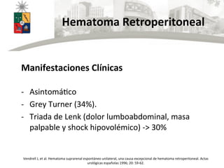 Exposición abdominal y de retroperitoneo | PDF
