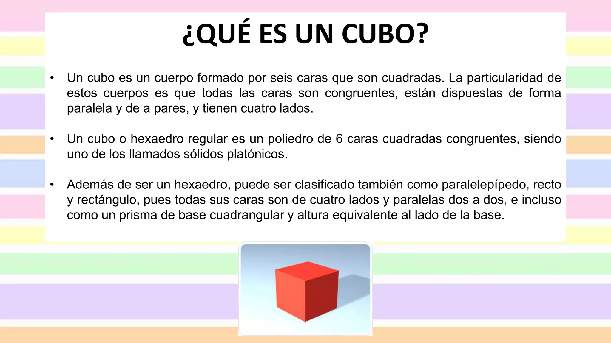 Exposición del cubo | PPTX