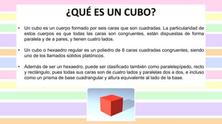 Exposición del cubo | PPTX