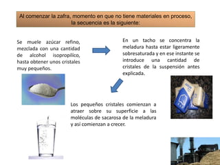 Proceso de elaboración del Azúcar | PPTX