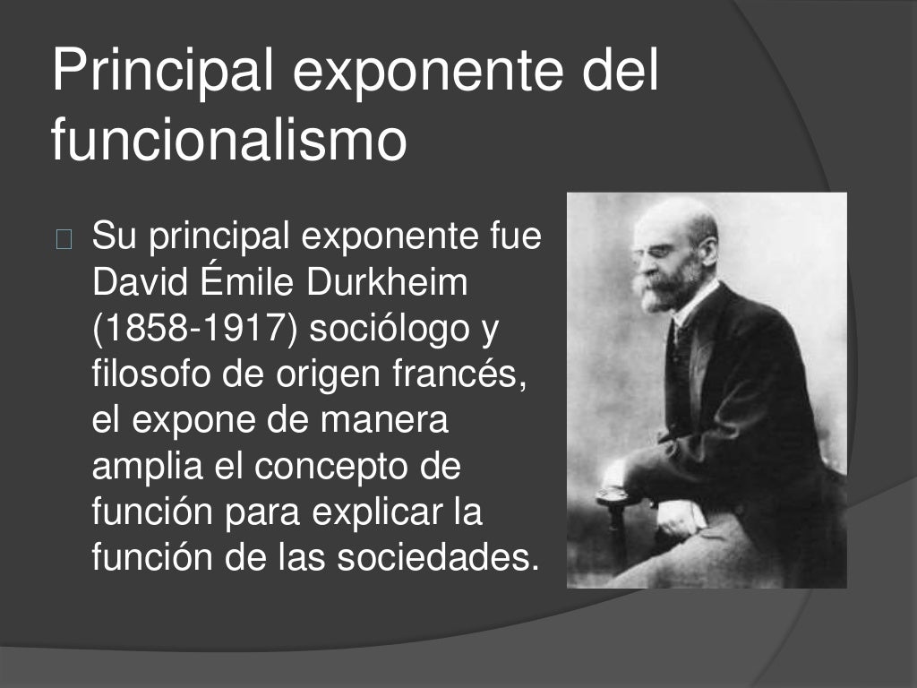 Exposición el funcionalismo