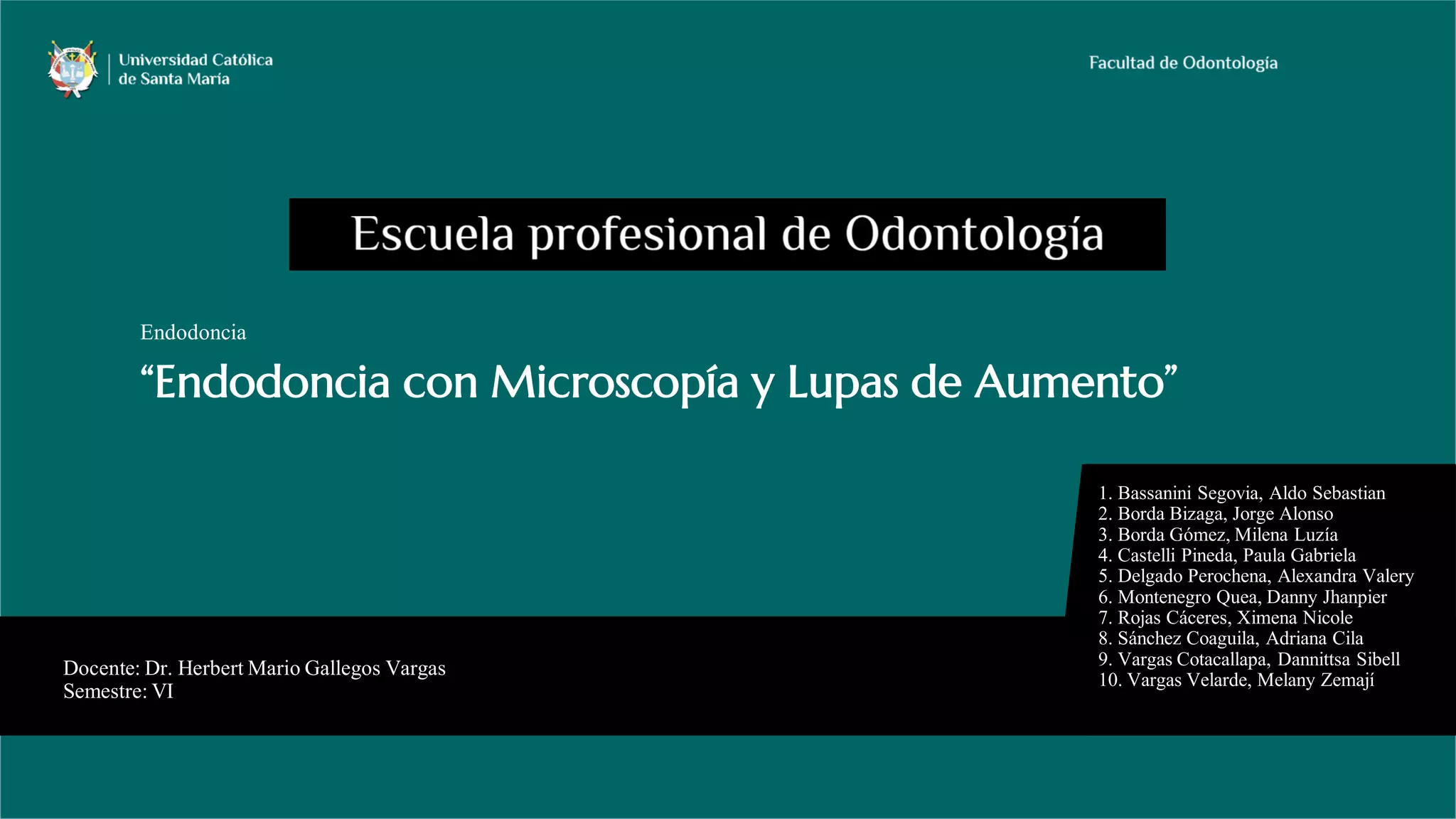 Endodoncia con Microscopía y Lupas de Aumento | PDF