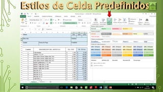 Exposición Formatos de Celda en Excel | PPTX | Technology & Computing