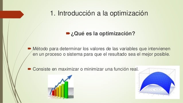 Métodos de optimizacion