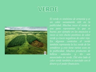 Exposición los colores en la publicidad (1) | PPSX