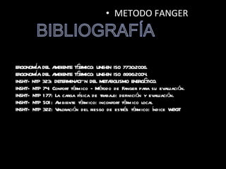 Método fanger | PPT