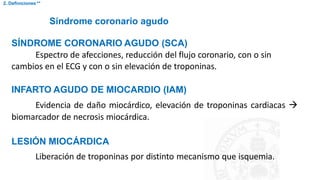 sindrome coronario agudo sin elevacion del st | PPTX