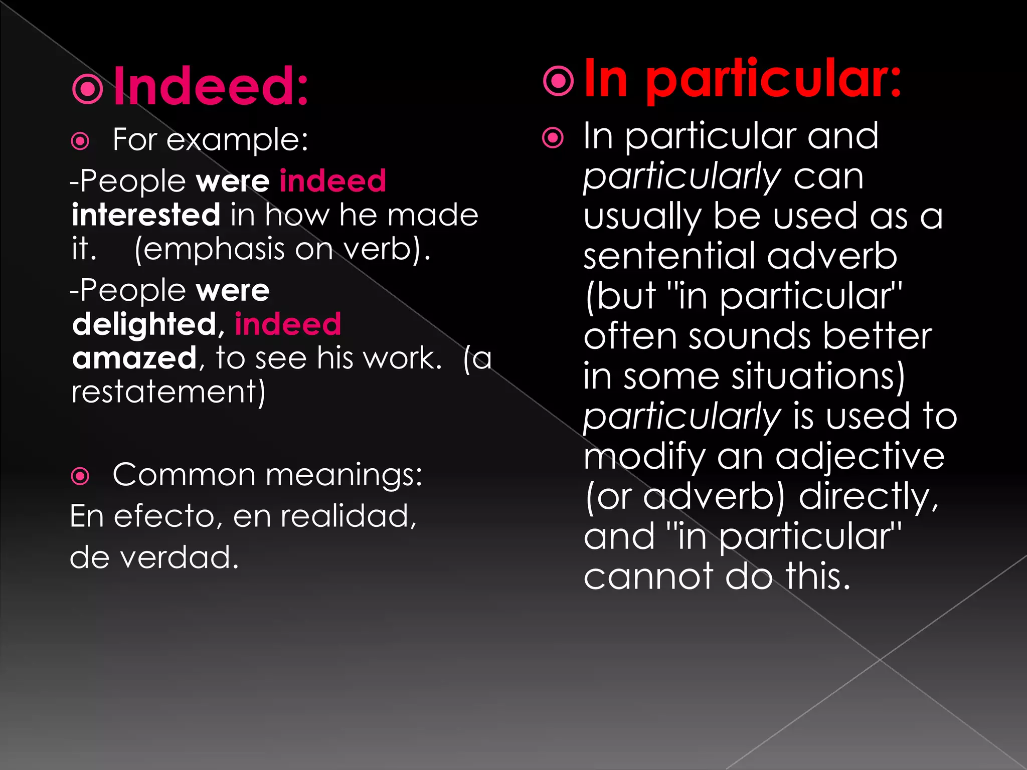 Connectors of confirmation | PPTX