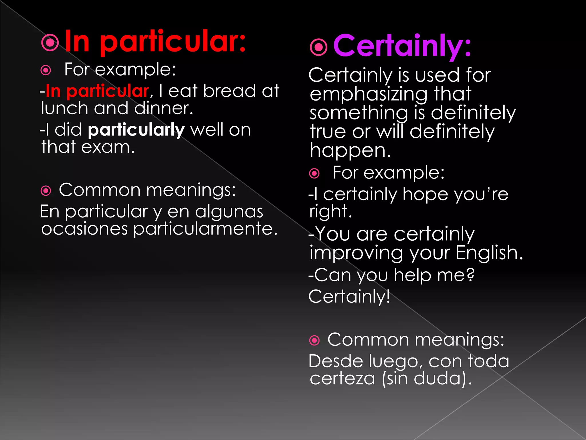 Connectors of confirmation | PPTX