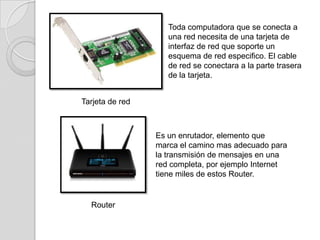 Elementos de una red informatica | PPTX