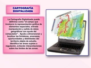 Cartografía Digitalizada y Principales Herramientas Informáticas ...